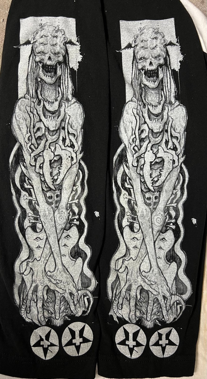 Junker Designs White Raglan T-Shirt